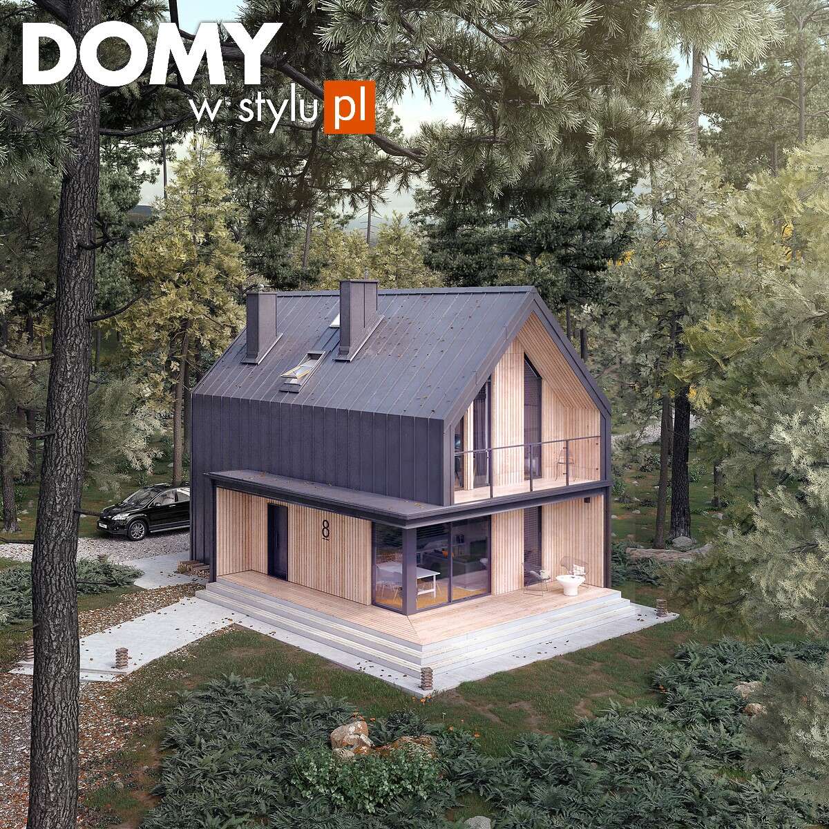 Co wyróżnia projekty domów w stylu nowoczesnej stodoły? – BLOG DOMY w Stylu