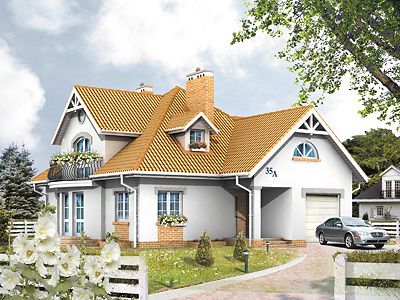 Projekt domu KLASYK 2 - 158.40 m² - DOMY w Stylu