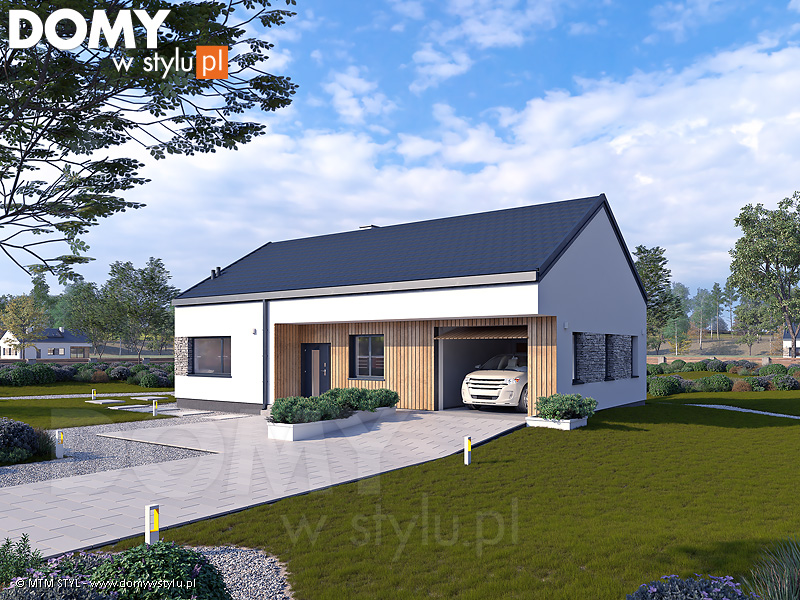 Projekt domu OLCHA - 76.09 m² - DOMY w Stylu