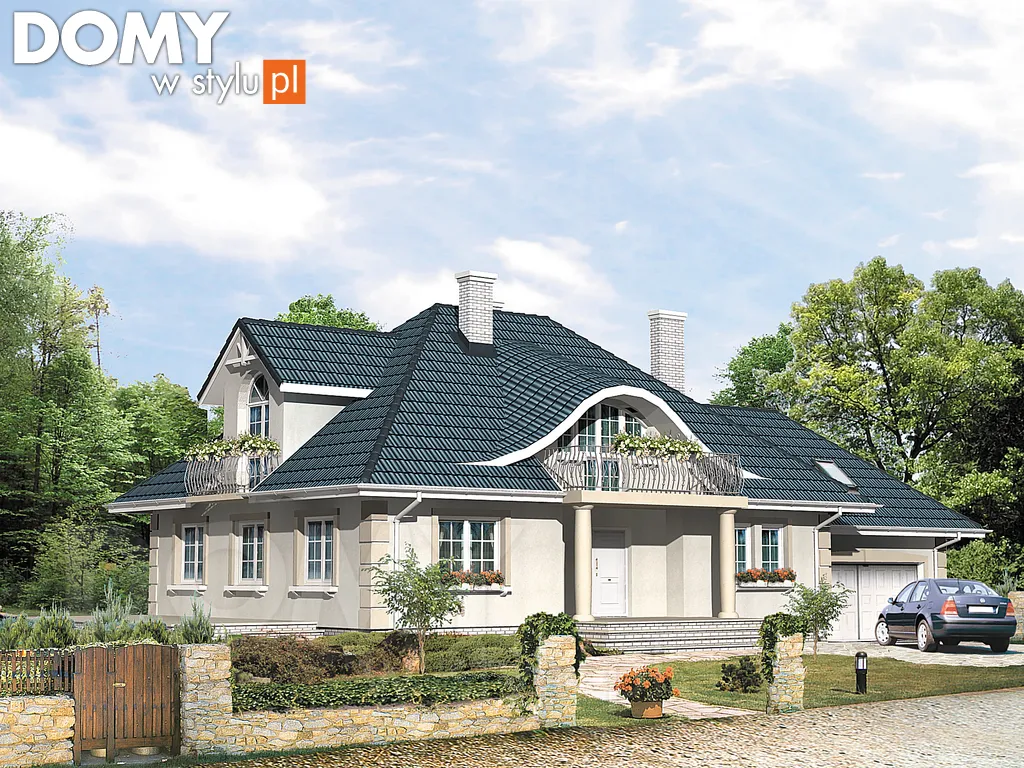 Projekt domu WALC 6 - 205.80 m² - DOMY w Stylu